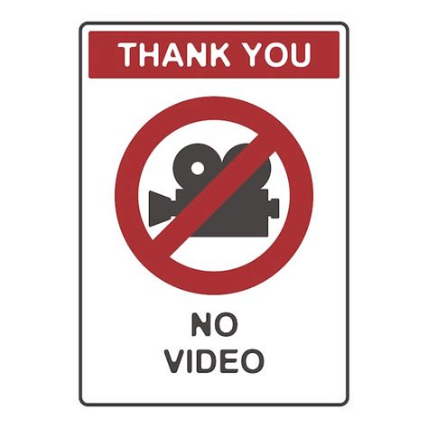 사진 촬영 금지 표지판의 평평한 기호 프리미엄 벡터