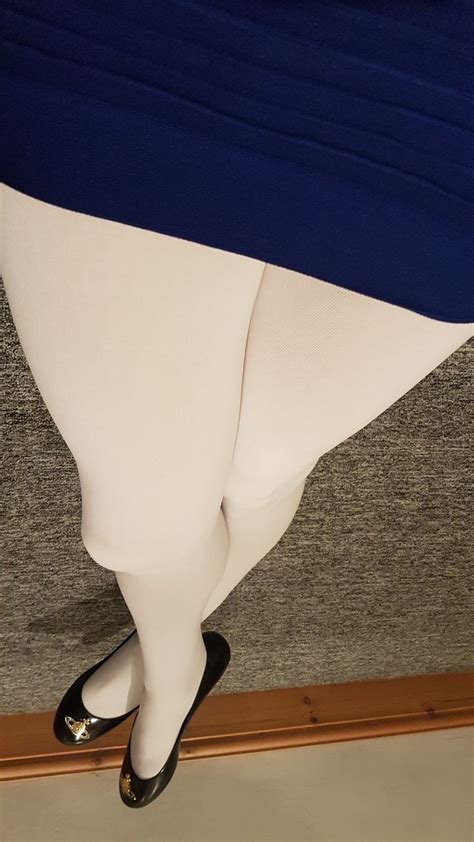 Tights And Flats White Pantyhose Fashion Tights Legs Outfit