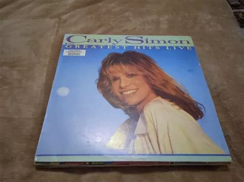 Lp Carly Simon Greatest Hits Live En Acetatolong Play Mercadolibre