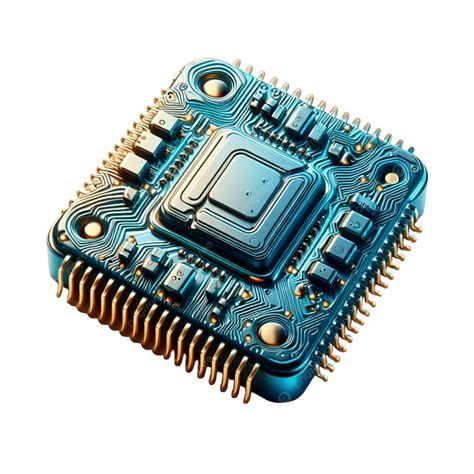 Close Up Of A Computer Chip Integrated Circuit Board Computer Chip