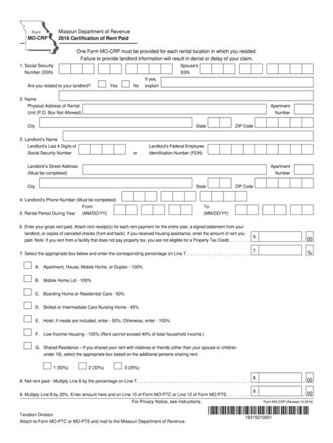 2016 Mo Fill Out And Sign Online Dochub