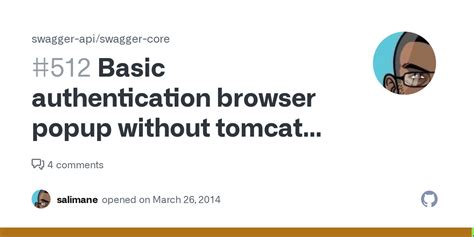 Basic Authentication Browser Popup Without Tomcat Usersxml · Issue