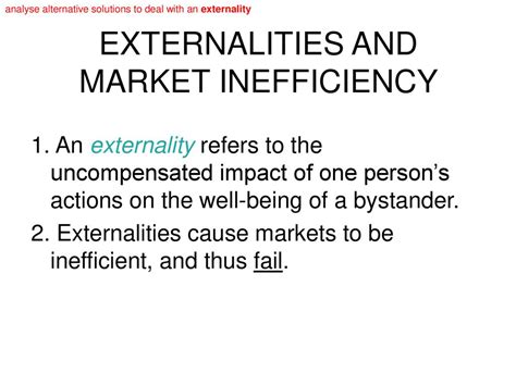 Externalities And Market Inefficiency Ppt Download