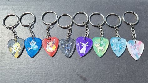Eeveelution Keychains Etsy