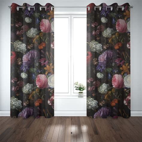 66442 Samtstoff Dekostoff Velvet Samt Blumen Tulpen Pfingstrosen