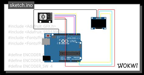 Praktikum Arduino DenganOLED Wokwi ESP32 STM32 Arduino Simulator