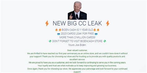Dark Web Market Bidencash Leaks Info On Two Million Payment Cards