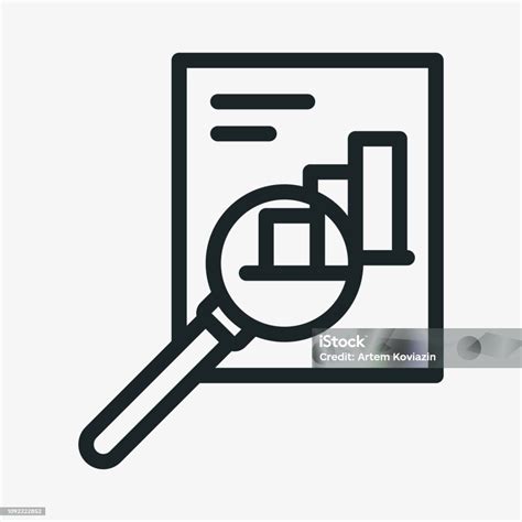Business Analysis Minimaliste Ligne Plate Avc Icône Pictogramme