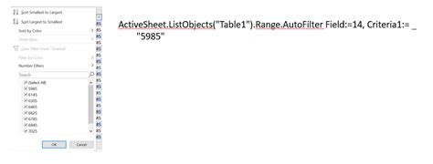 Autofilter Criteria From Pulldown Menu Rexcel