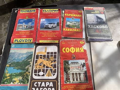 карти на градове Антиквариат Хасково добро състояние