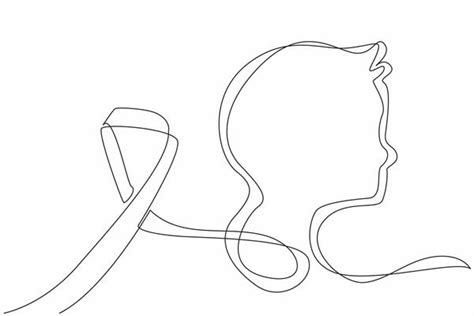 Continuous Line Drawing Girl Vector Art Icons And Graphics For Free