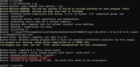 使用nuitka打包python程序 知乎