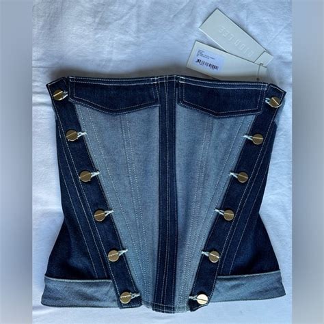 dion lee tops nwt dion lee inverse utility corset poshmark