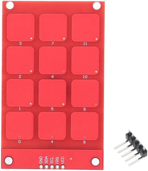 zhaagrj mpr121 3 3v capacitive touch keypad sensor keyboard 12 buttons