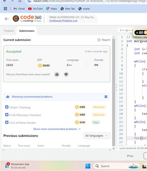 Day21 Problem Solved Shivani Pathak