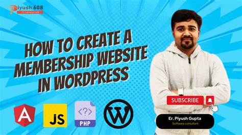 How To Create A Membership Website In WordPress Guide Piyush