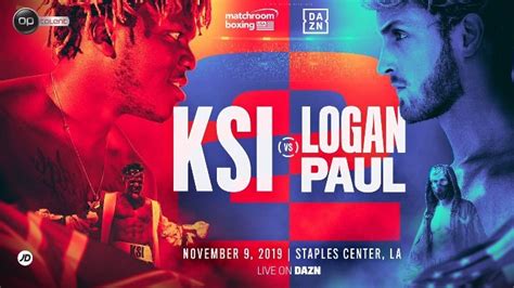 Ksi Vs Logan Paul 2 Date Set Airing Exclusively On Dazn