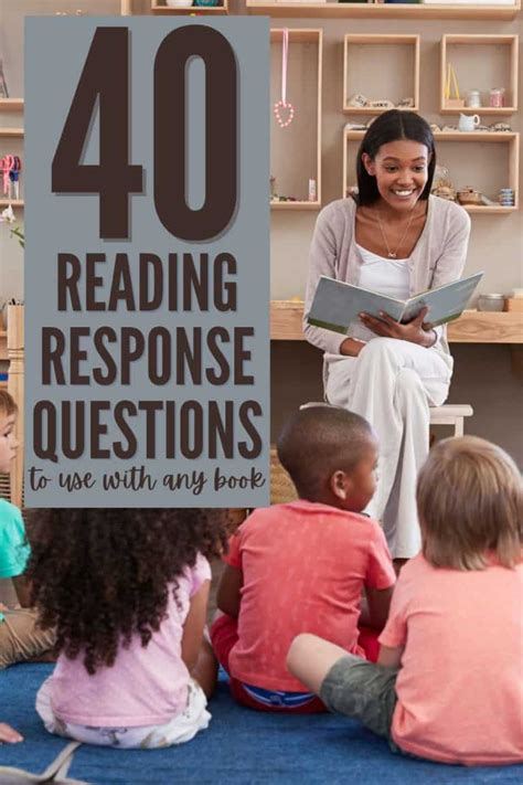 40 Reading Response Questions To Use With Any Book