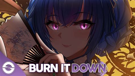 Nightcore Burn It Down Lyrics Youtube
