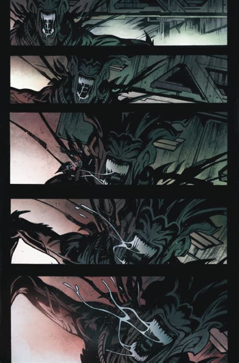 A Xenomorph Queen And Her Hive Descend On A Dark World In Alien Annual