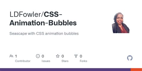 Github Ldfowlercss Animation Bubbles Seascape With Css Animation