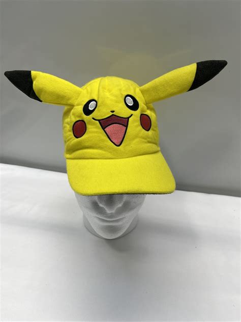 Pokemon Pikachu Hat With Pikachu Ears Gem