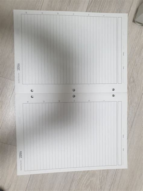 180도 펼쳐지는 연구노트노트 제본방식 질문 지식in