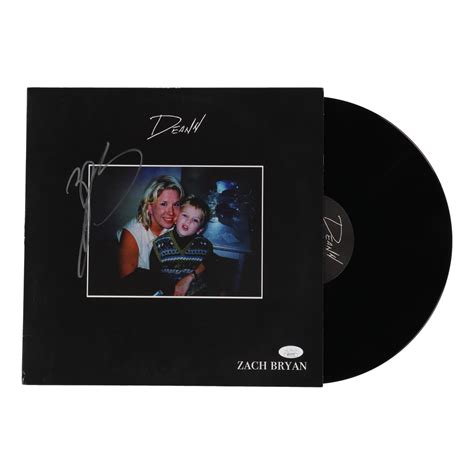 Zach Bryan Signed Deann Album Cover Jsa Pristine Auction