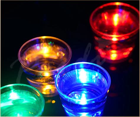 2oz Led Liquid Activated Light Up Shot Glasses Buy Led Liquid