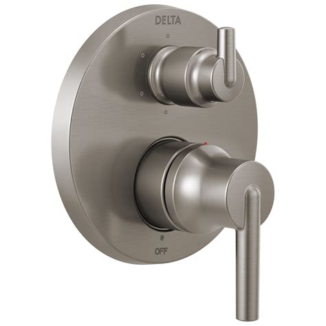 Contemporary Two Handle Monitor® 14 Series Valve Trim With 6 Setting