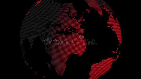 Rotating Square Tunnel With Flashing End Design Geometric Square Tunnel With Lines Stock Video