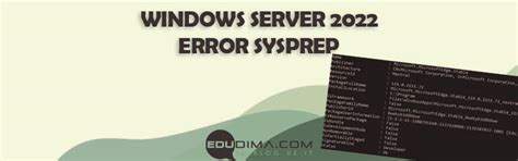 Blog Windows Server 2022 Solucionar Problema De Sysprep