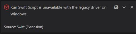 Issue When Trying To Run Swift Script · Issue 416 · Swiftlangvscode Swift · Github