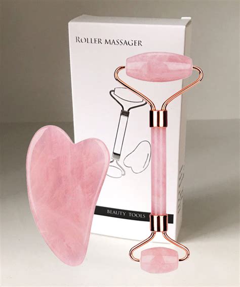 🌷주문폭주 누적판매 1만개 돌파 🌷하트 괄사 롤러 세트 로즈쿼츠 셀프 얼굴 바디 마사지 종아리 두피괄사 승모근 리프팅 붓기