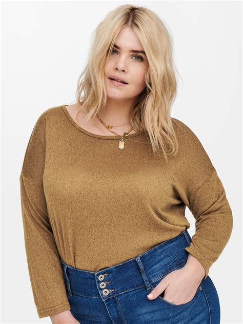 Voluptueuse Unie Top Avec Une Remise De 25 Only®