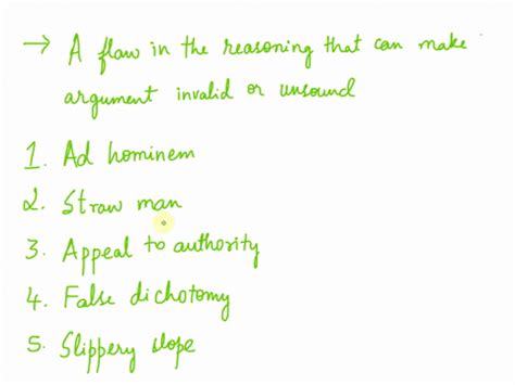 SOLVED Examples Of Logical Fallacies Are Used Argumentum 45 OFF