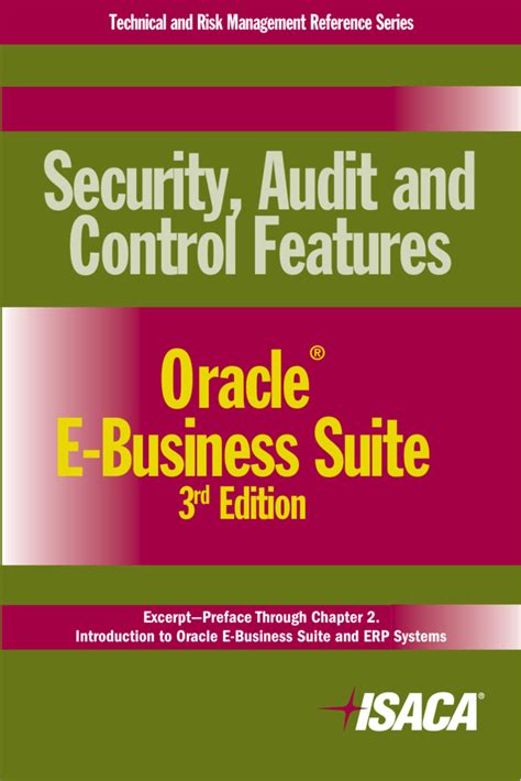 security audit and control features oracle® e business suite