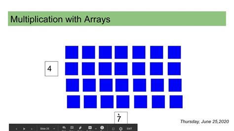 Multiplication With Arrays Youtube
