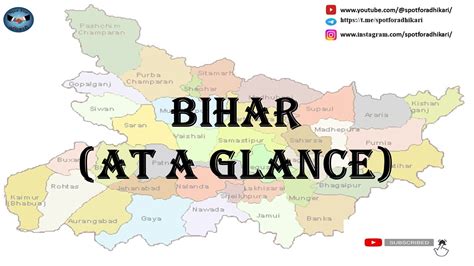 Bihar Bihar At Glance Bpsc68 Bpsc Cdpo Bihar Special Bihar Gk