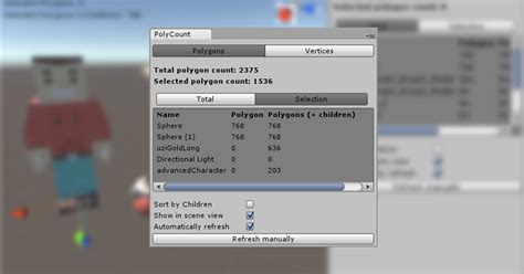 polycount modeling unity asset store