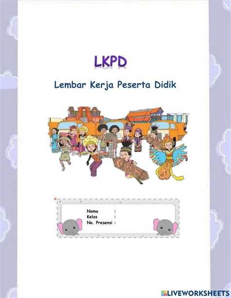 Lkpd Keberagaman Budaya Bangsaku Activity Live Worksheets