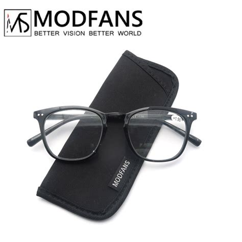 ☭modfans Oversize Reading Glasses Women Men Round Plastic Frame Unisex