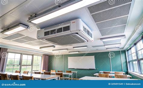 Energy Efficient Cooling Solution For Classroom Comfort Modern Ceiling Mounted Air Conditioning