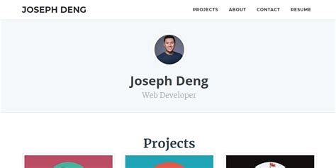 GitHub Xdeng Xdeng Github Io Joseph Deng Homepage