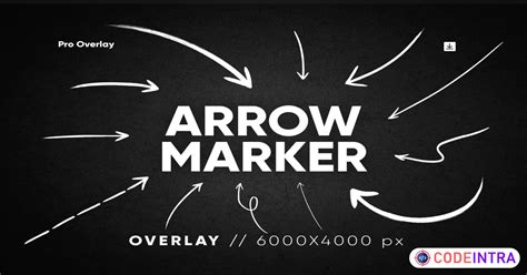 70 Arrow Scribble Overlay Codeintra