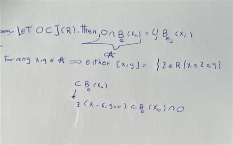 Solved Real Analysis Nonempty Open Set Is The Disjoint Union Chegg