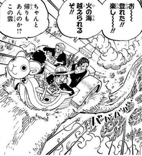 ルフィ「すげぇ細かい描写なんだけどパンクハザード入るときのミニメリーを操舵してるのが実は」イオンの漫画