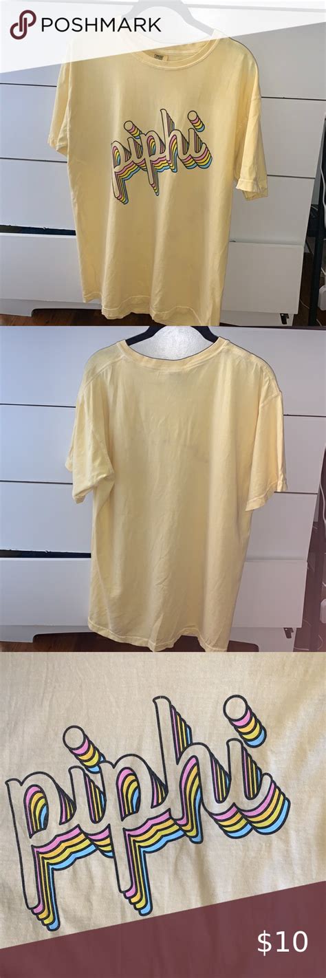 Pi Phi Tee Pi Phi Comfort Colors Shop My Tees Closet Mens Tops