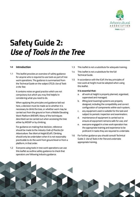 Free Guides Arboricultural Association EBooks