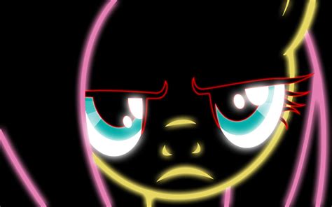 Fluttershy Dont Mess With Her Neon By Alphaponz On Deviantart